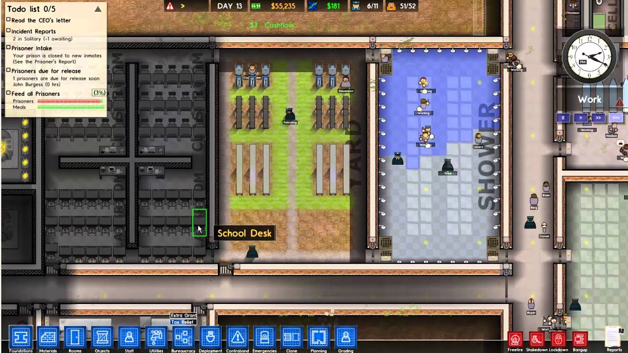 Prison Architect [Alpha 25] 08: Jobs, Security, and Power Grids - YouTube