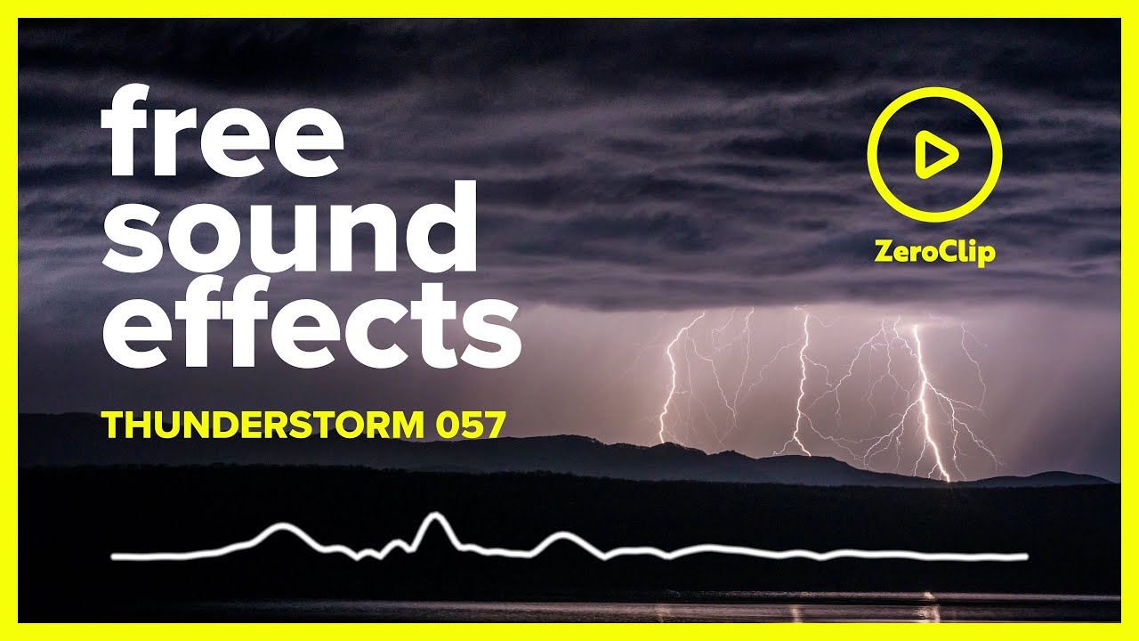 Free Sound Effects - Summer Thunderstorm 057 - YouTube