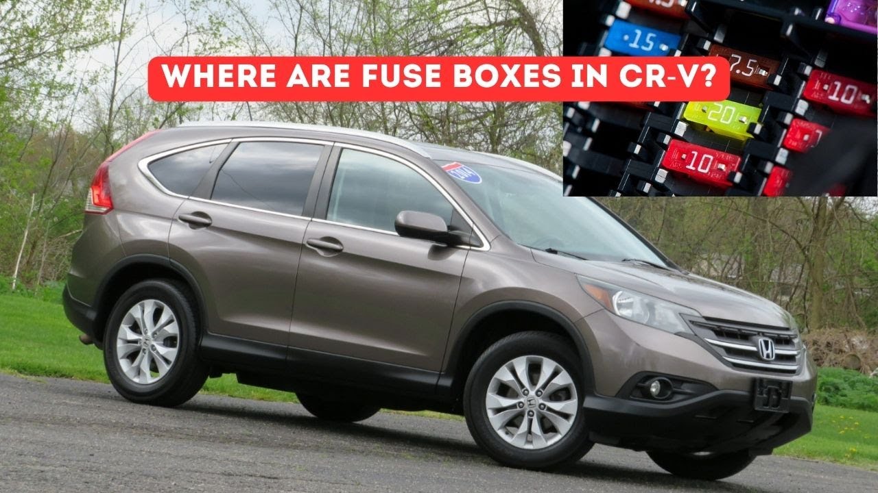 Honda CR-V 2012-2016 Fuse boxes location and diagrams - YouTube