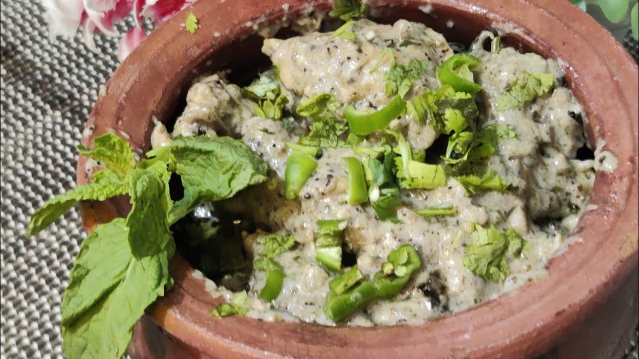 Chicken White Handi || Makhni Handi With Cream || Restaurant Style ...