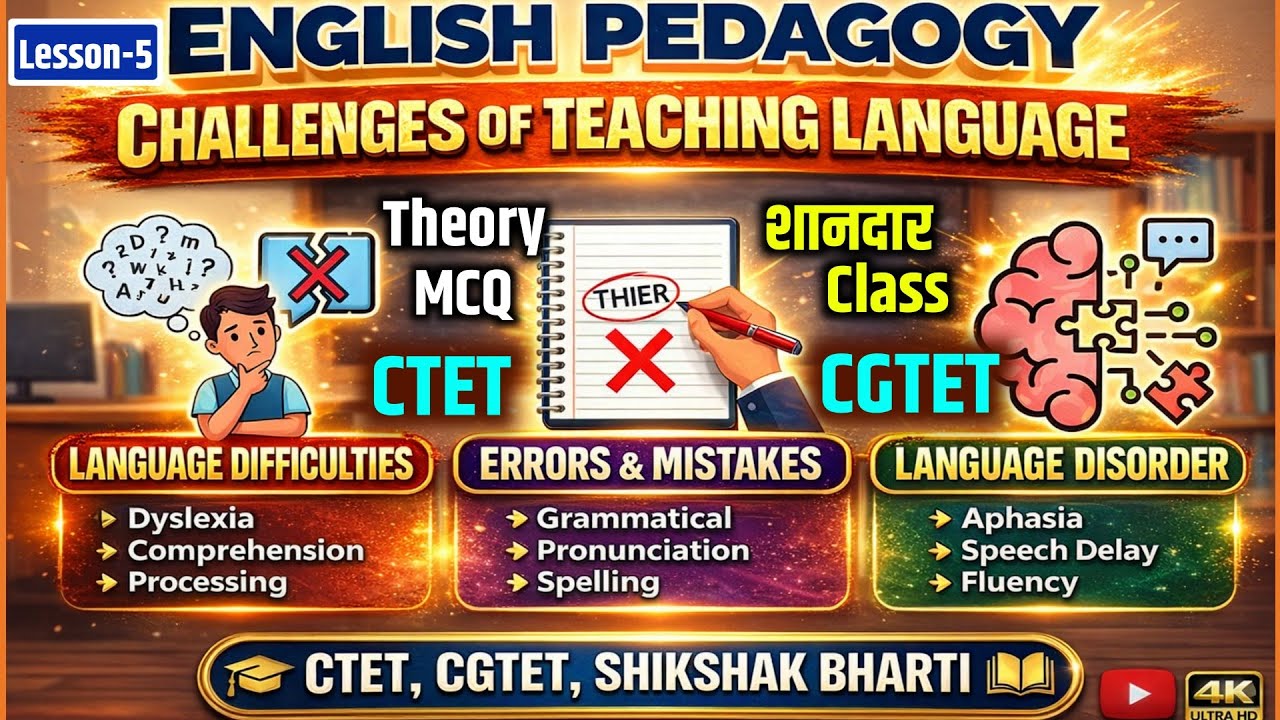 Lesson-5 : Challenges of Teaching Language | English Pedagogy Class ...