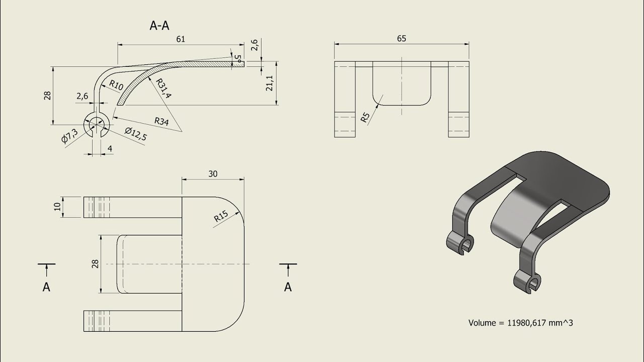 Tutorial Inventor - 478 CLOSING FLAP - YouTube