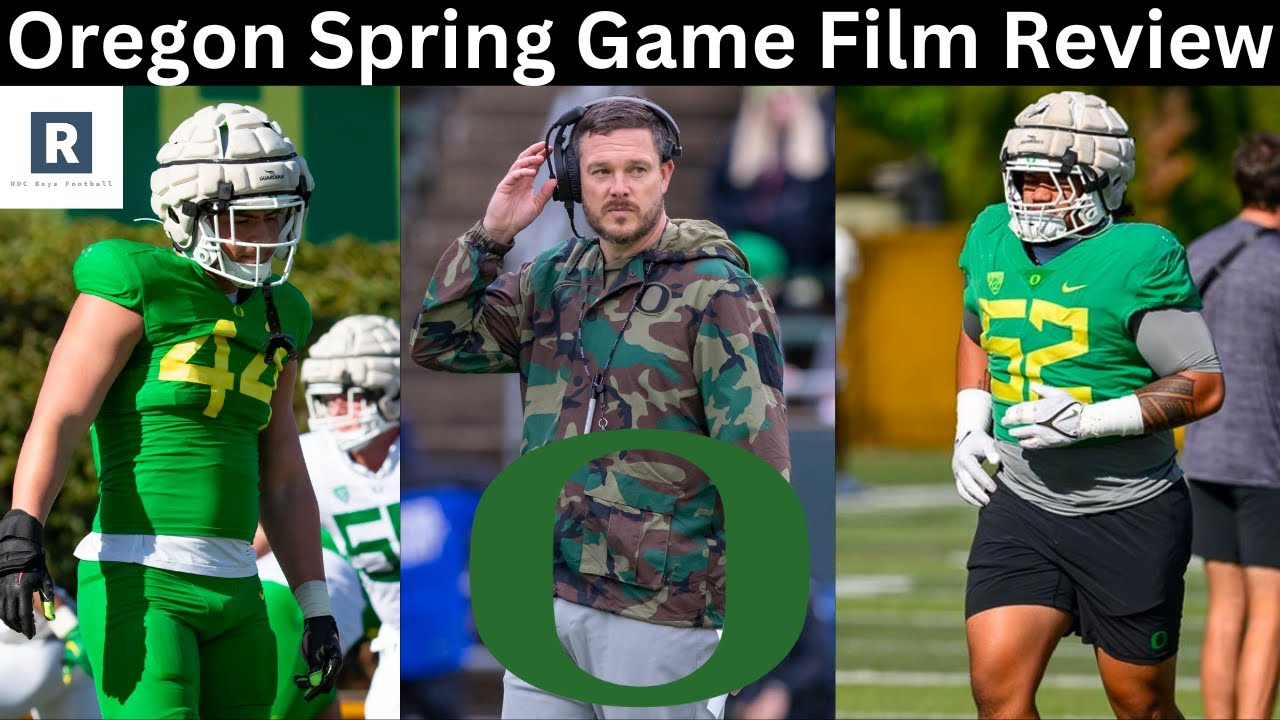Oregon's Defensive Line DOMINATES Spring Game | Oregon Ducks Football ...
