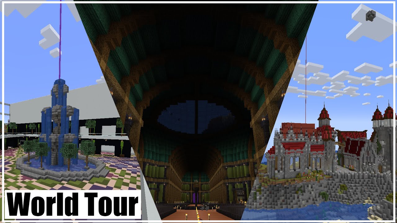Touring One of my Coolest Bases! | Minecraft World Tour - YouTube