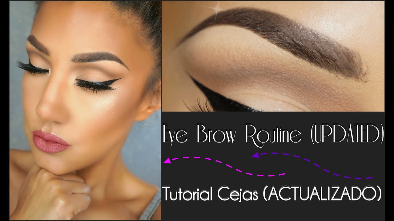 Tutorial de CEJAS PERFECTAS / Makeup for EYEBROWS ON FLEEK ...