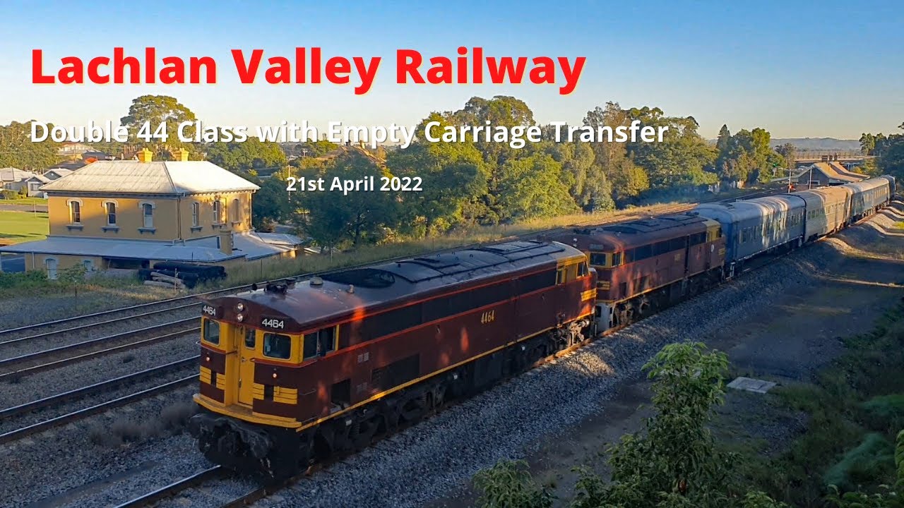 Diesel Locomotives 4464 & 4486 - Empty Carriage Transfer - April 2022 ...