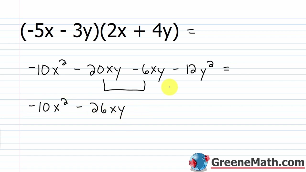 Algebra 1 Lesson 31 How To Multiply Two Binomials Using FOIL YouTube Algebra 1 Lesson 31 How To Multiply Two Binomials Using FOIL YouTube
