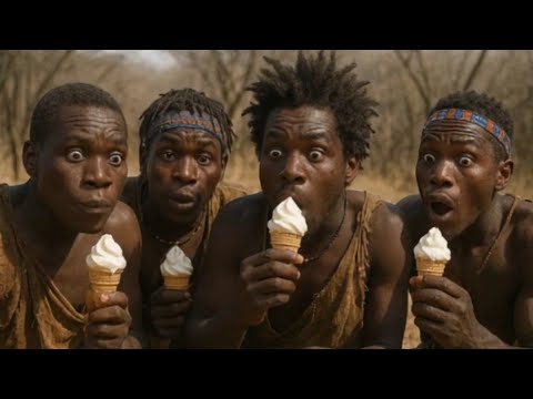 Hadzabe Bush Tribe Try Ice Cream for the First Time 🍦😂 - YouTube