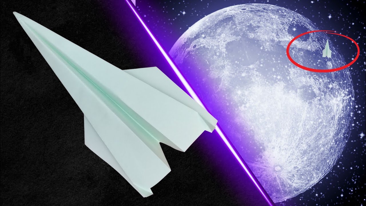 World's Best Paper Plane, How To Make The NEW WORLD RECORD PAPER ...
