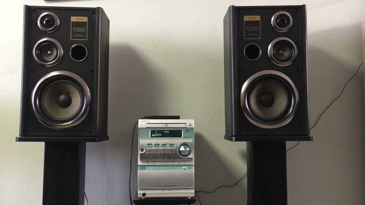 Kenwood RXD-M33 & Sony SS-D11 - YouTube