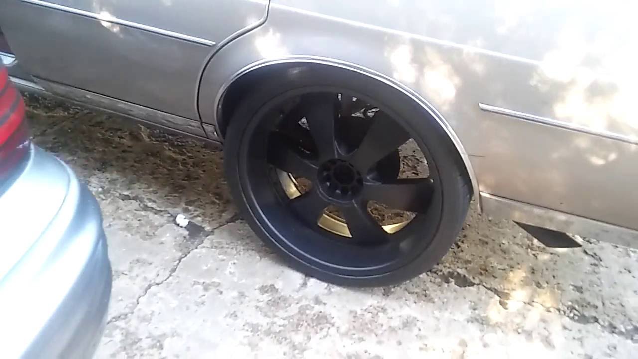 1984 delta88 on 24s plasti dipped chrome rims and update - YouTube