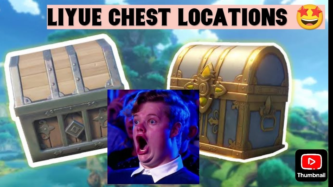 Genshin impact Liyue chest locations Part 2 🤩 - YouTube