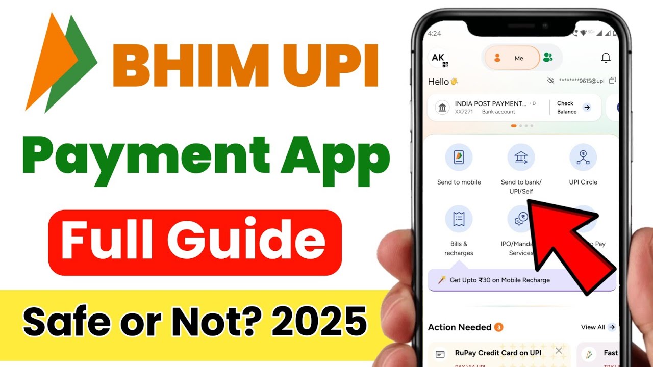 BHIM UPI App Full Guide 2025 | BHIM App Kya Hai? Kaise Use Kare ...