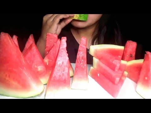 ASMR MAKAN SEMANGKA | EATING WATER MELON | ASMR INDONESIA