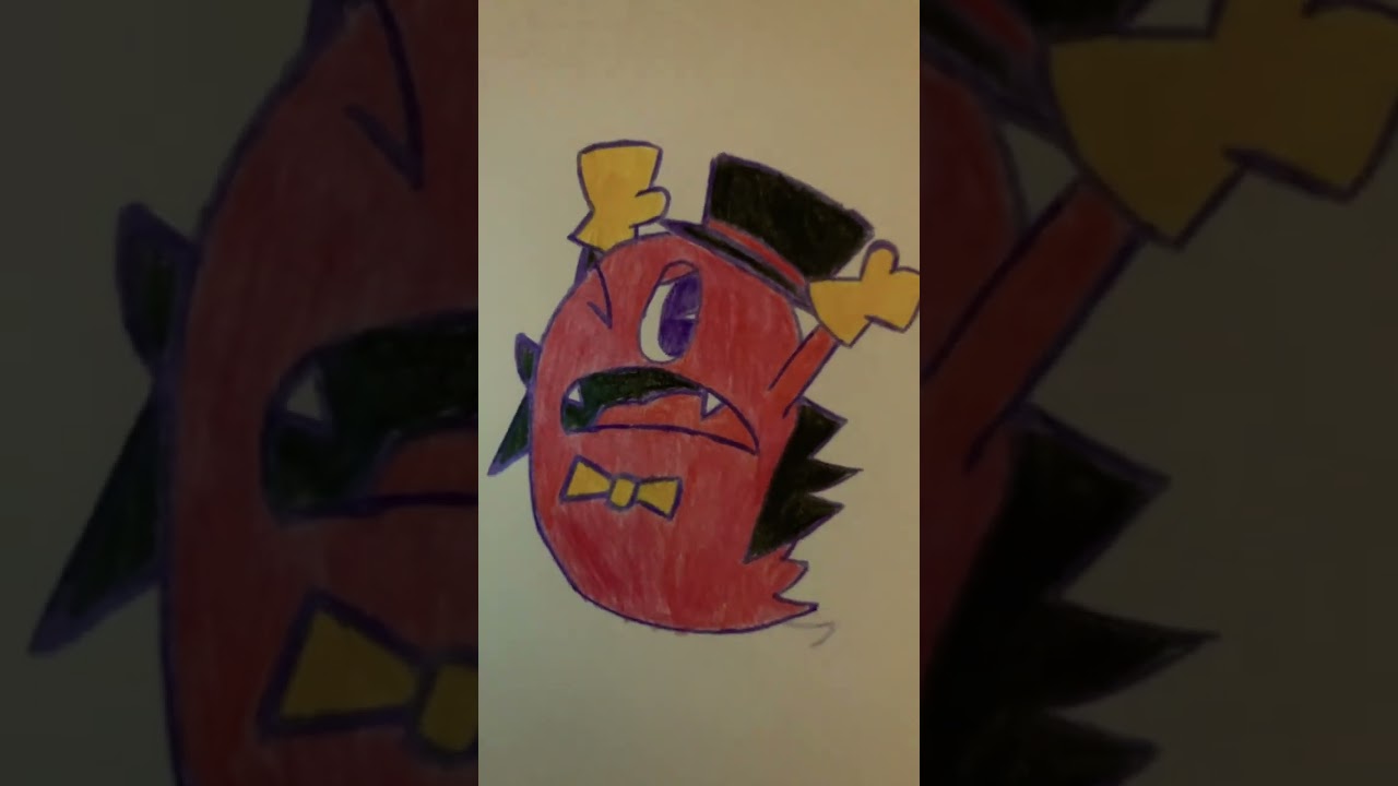 Blinky (Halloween) (PAC-MAN) Drawing - YouTube