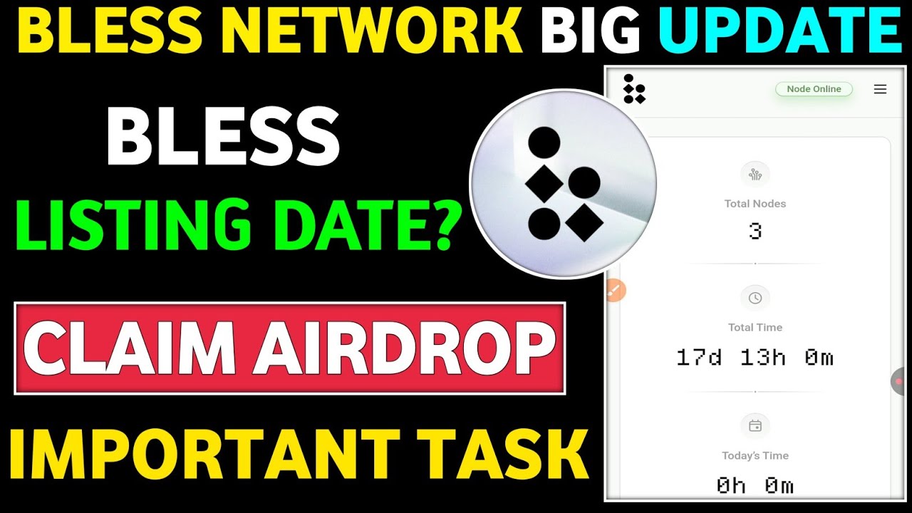 Bless Airdrop New Update || Bless Airdrop Listing Date || Bless Airdrop Important Tasks - YouTube