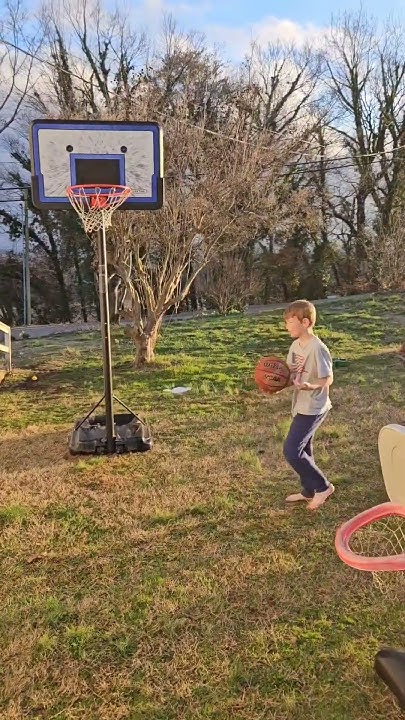 Making a lay-up, free throw, 3 point and half court shot. - YouTube