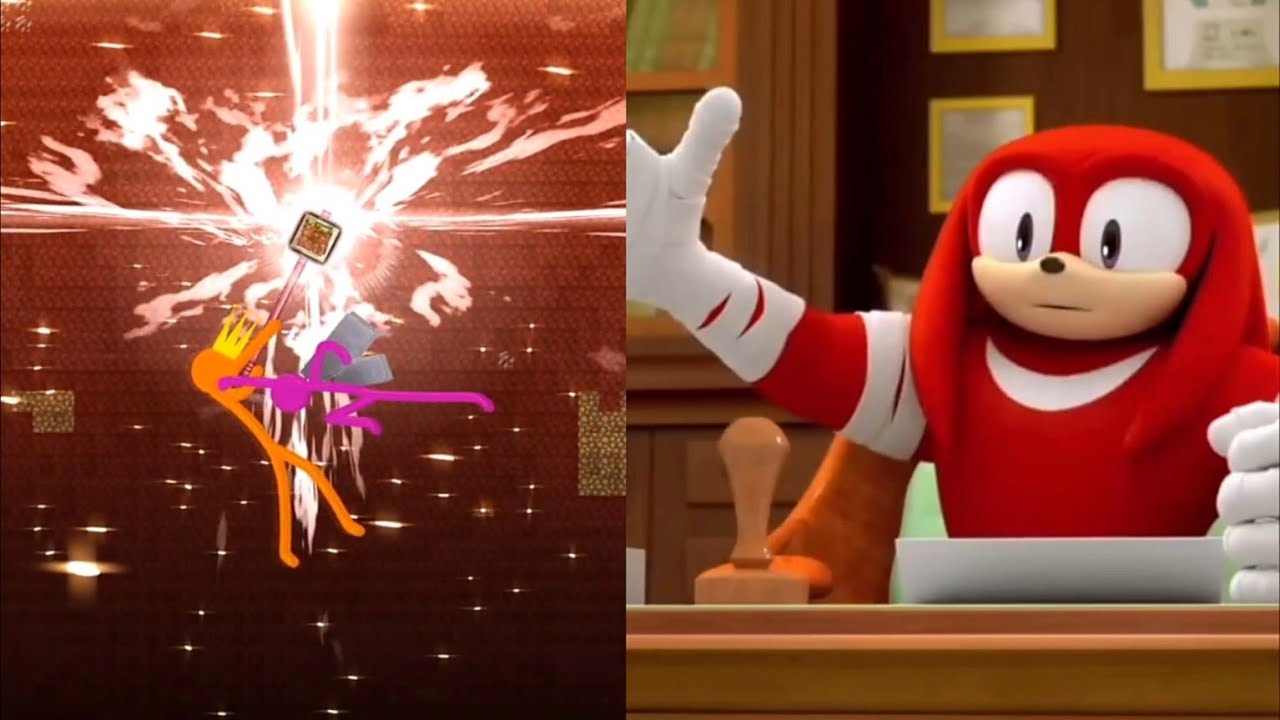 Knuckles rates - alan becker - YouTube