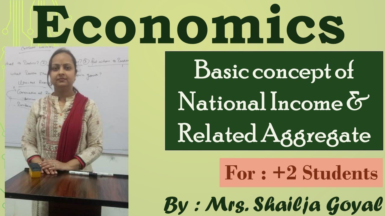 Basic Concepts of National Income and Related Aggregate | Macro Eco ...