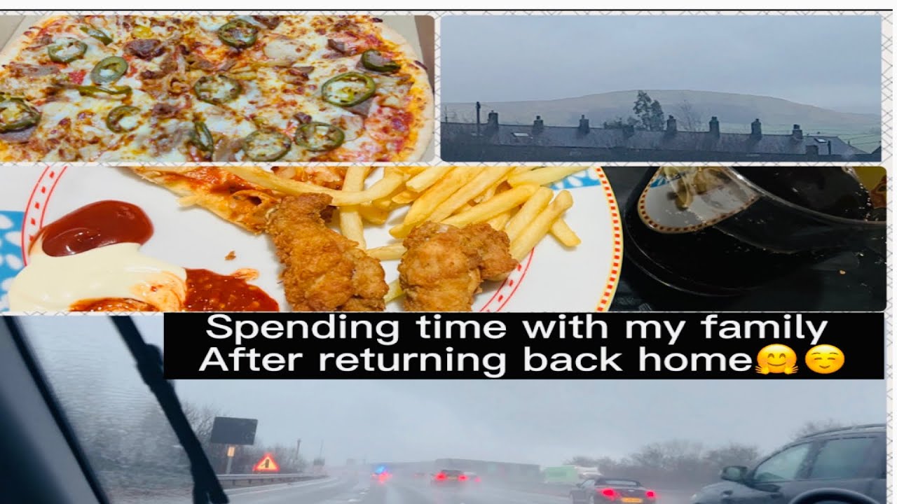 I spent time with my family out of town | coming back home | late night ...
