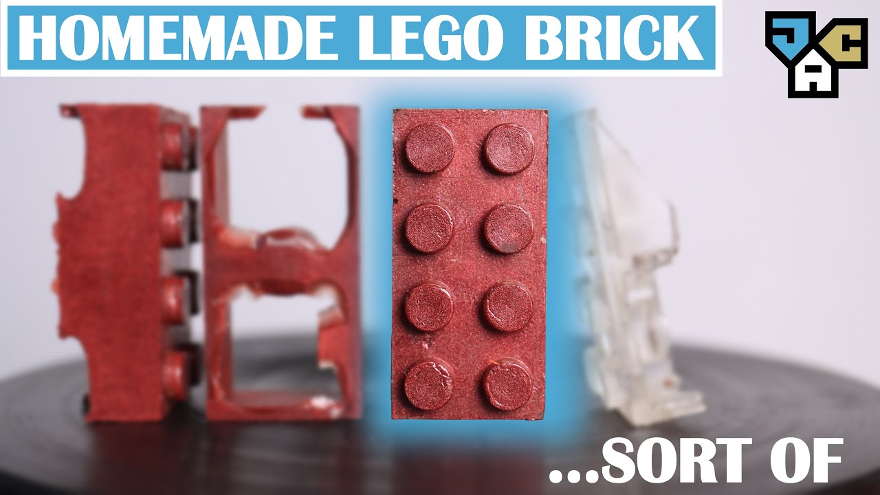 I machined LEGO brick mold for casting LEGO bricks at home. - YouTube