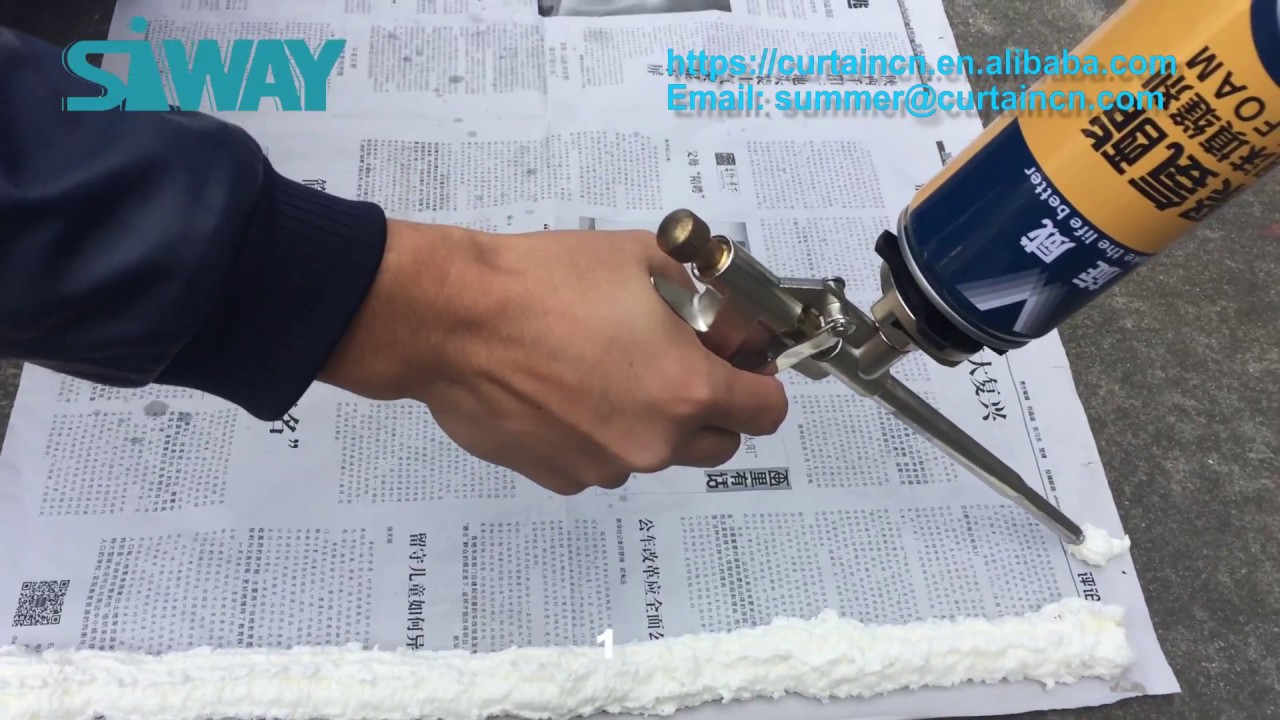 how to use pu foam sealing we are pu foam silicone sealant supplier ...