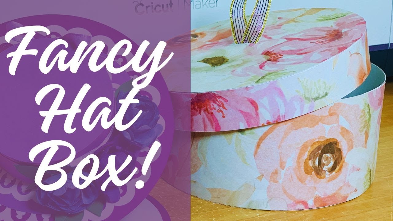 Fancy Mini Hat Box for Hat Easel Card - YouTube