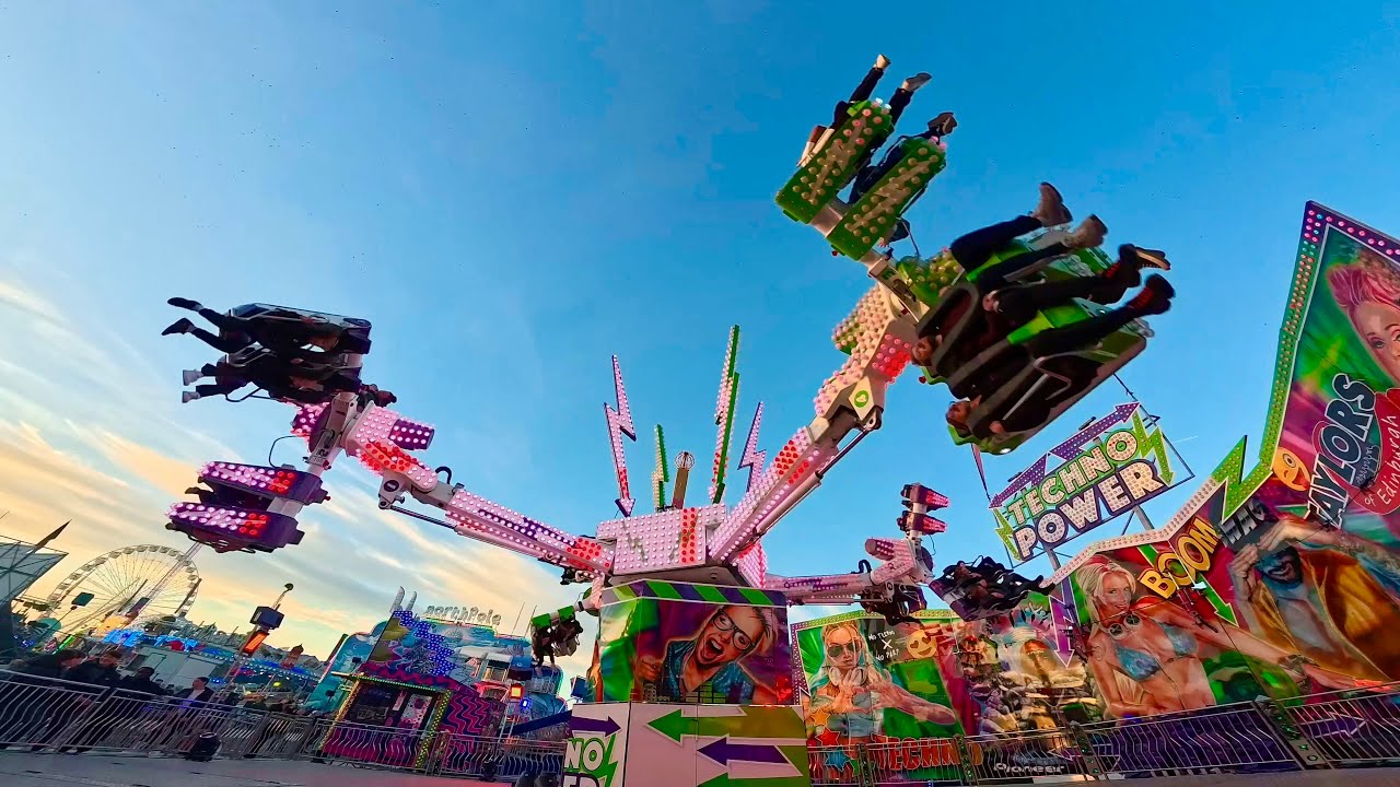 Techno Power (Taylors Of Edinburgh) Off Ride Hull Fair 2025 - YouTube