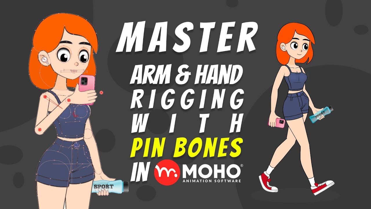 Master Arm & Hand Rigging with Pin Bones in Moho - YouTube