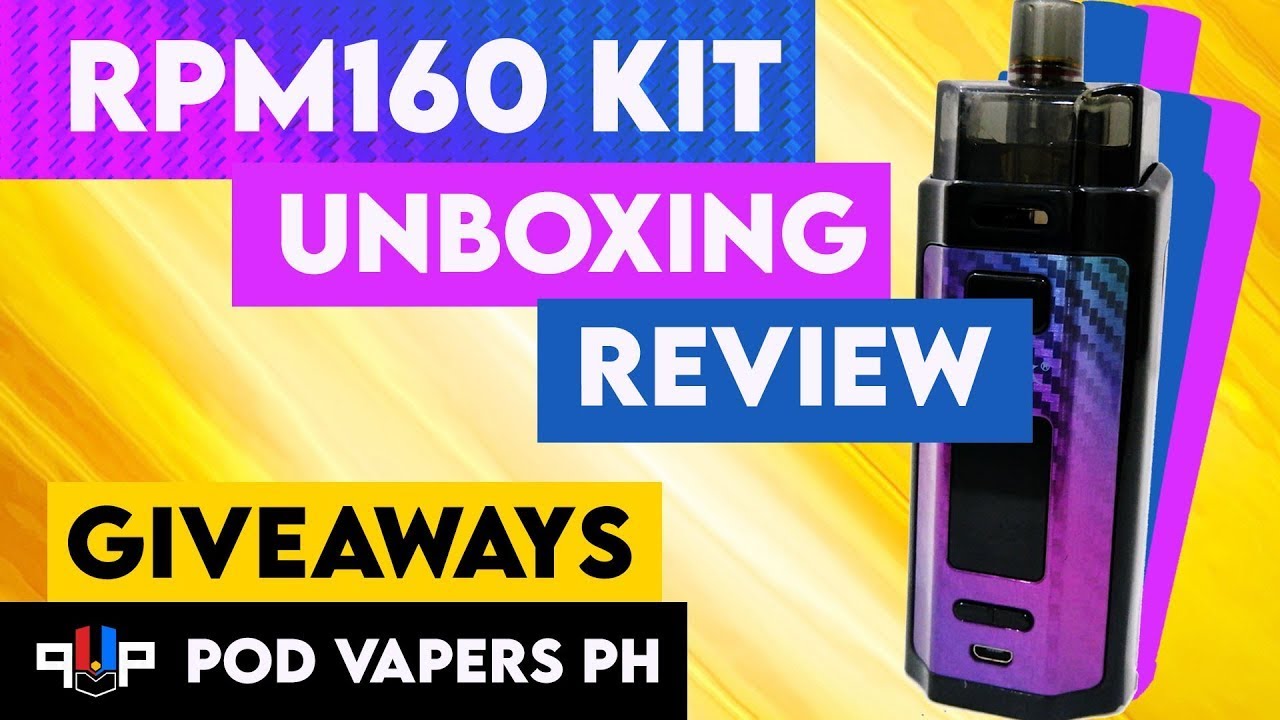 RPM 160 KIT by Smok (Unboxing and Full Review) - YouTube