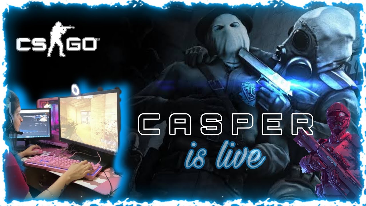 Casper Live Stream CSGO | Solo Grind Faceit Road to lvl10 - YouTube