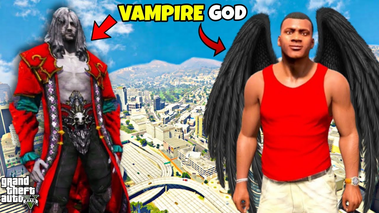 Franklin Become a VAMPIRE GOD in GTA 5 | SHINCHAN and CHOP - YouTube