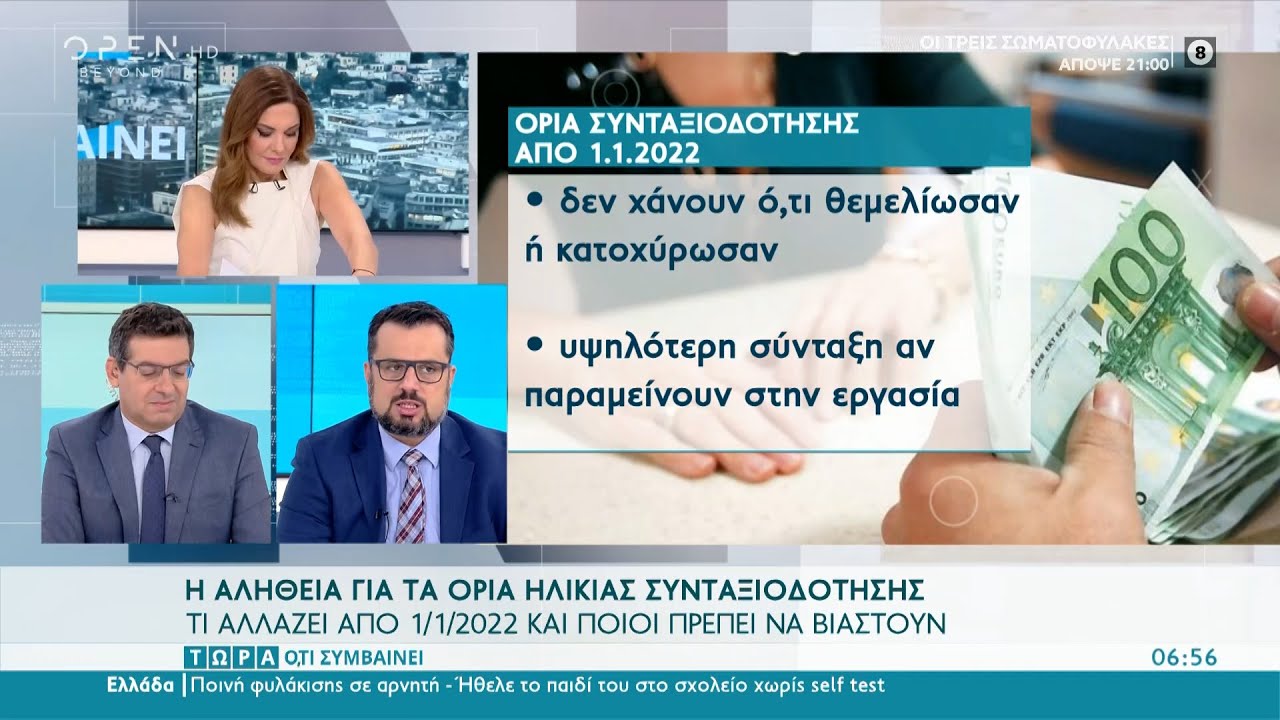 Όρια ηλικίας συνταξιοδότησης:Τι αλλάζει από 1/1/2022 και ποιοι να ...
