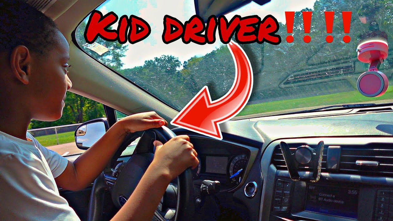 Letting My KID DRIVE For The FIRST TIME!! - YouTube