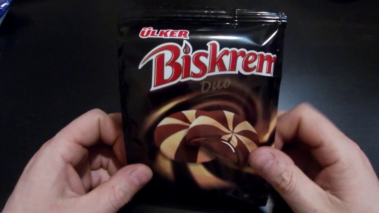 UKLER BISKREM DUO Cocoa cream filled cookie - YouTube