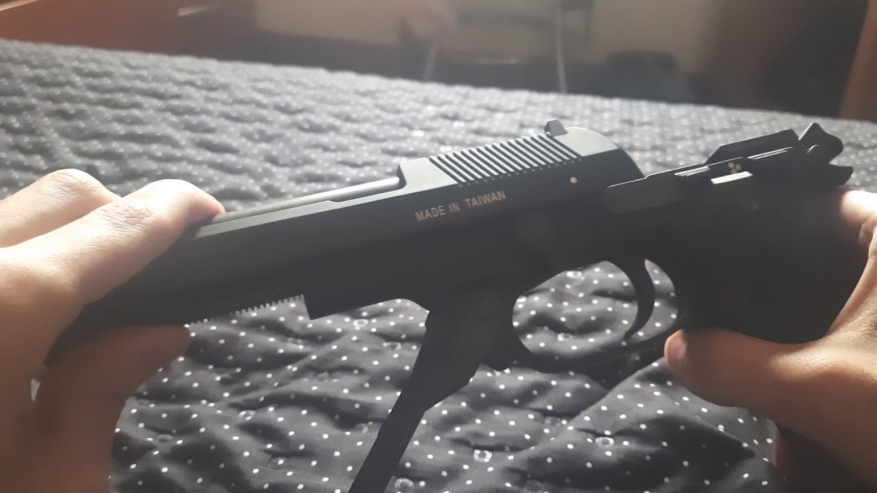 Trick on how to reassemble the slide back on M93R II KSC/KWA - YouTube