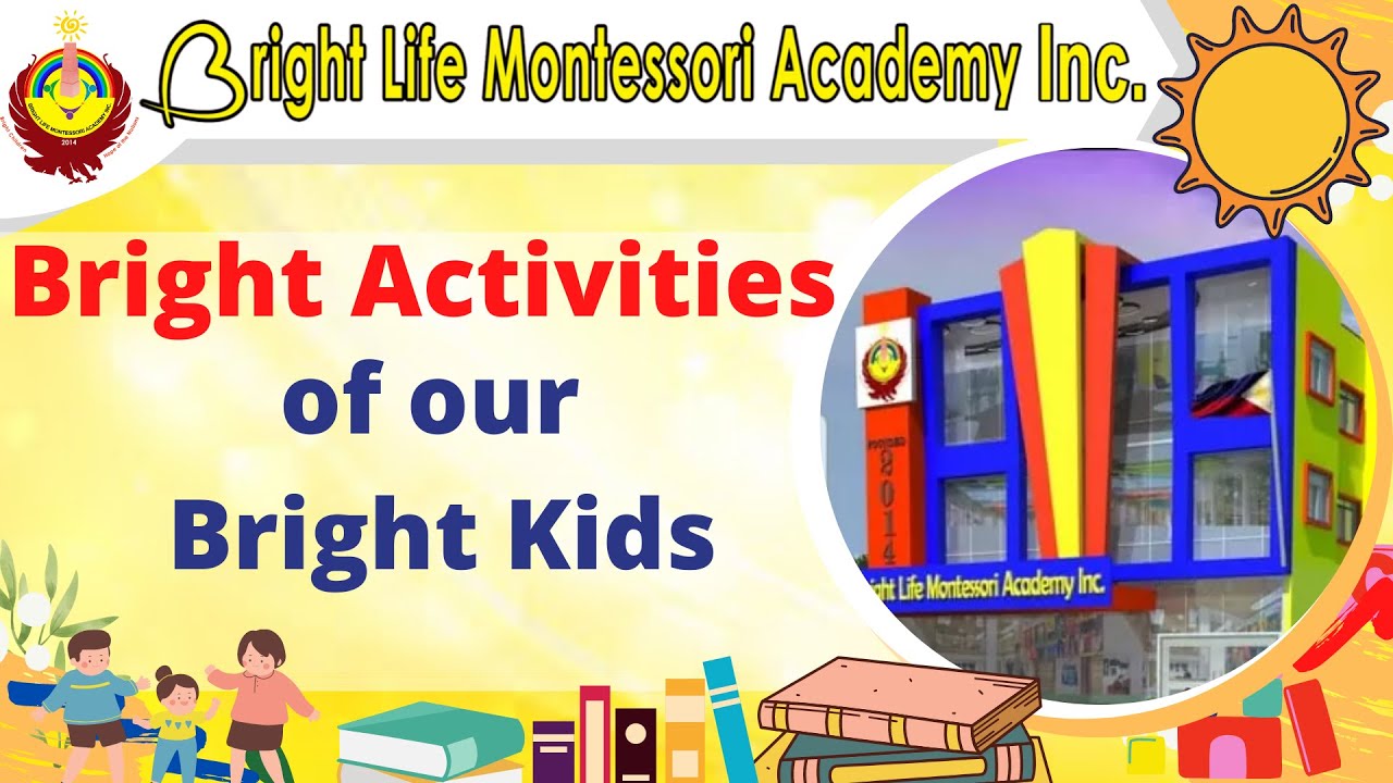 Bright Activities of our Bright Kids @ Bright Life Montessori - YouTube