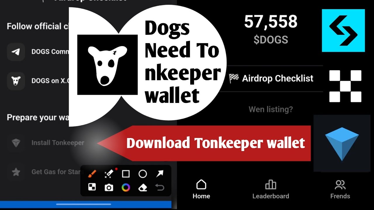 Dogs need tonkeeper wallet| How to connect telegram wallet to tonkeeper ...