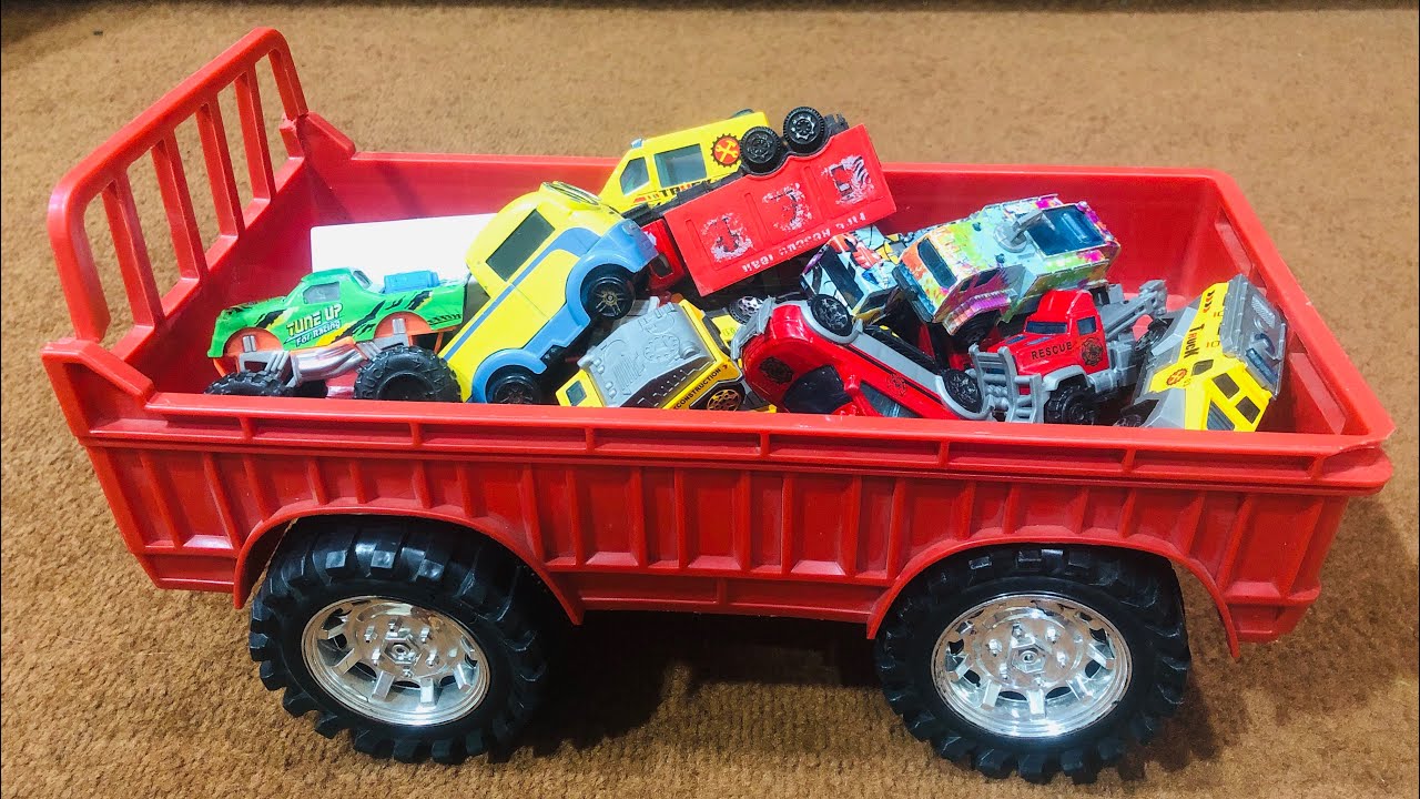 TROLLEY IS FULL OF MINI TRUCKS | MINIATURE TRACKS | CONSTRUCTION TRUCKS ...