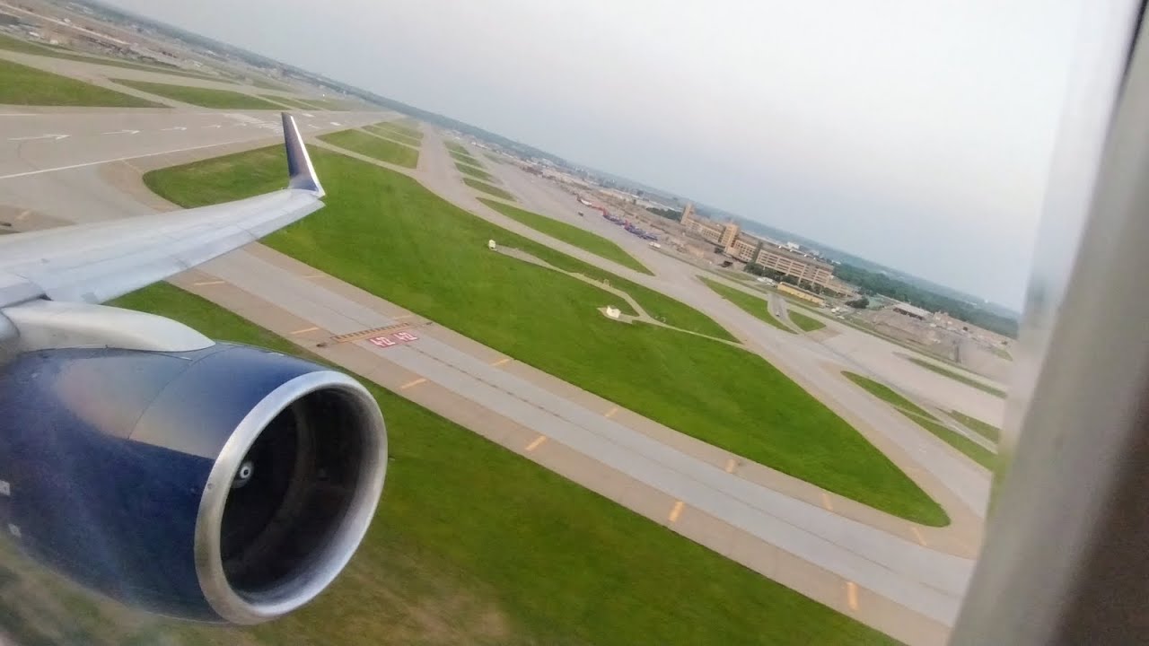 Delta Airlines Boeing 757-232(Winglets) Takeoff from Minneapolis ...