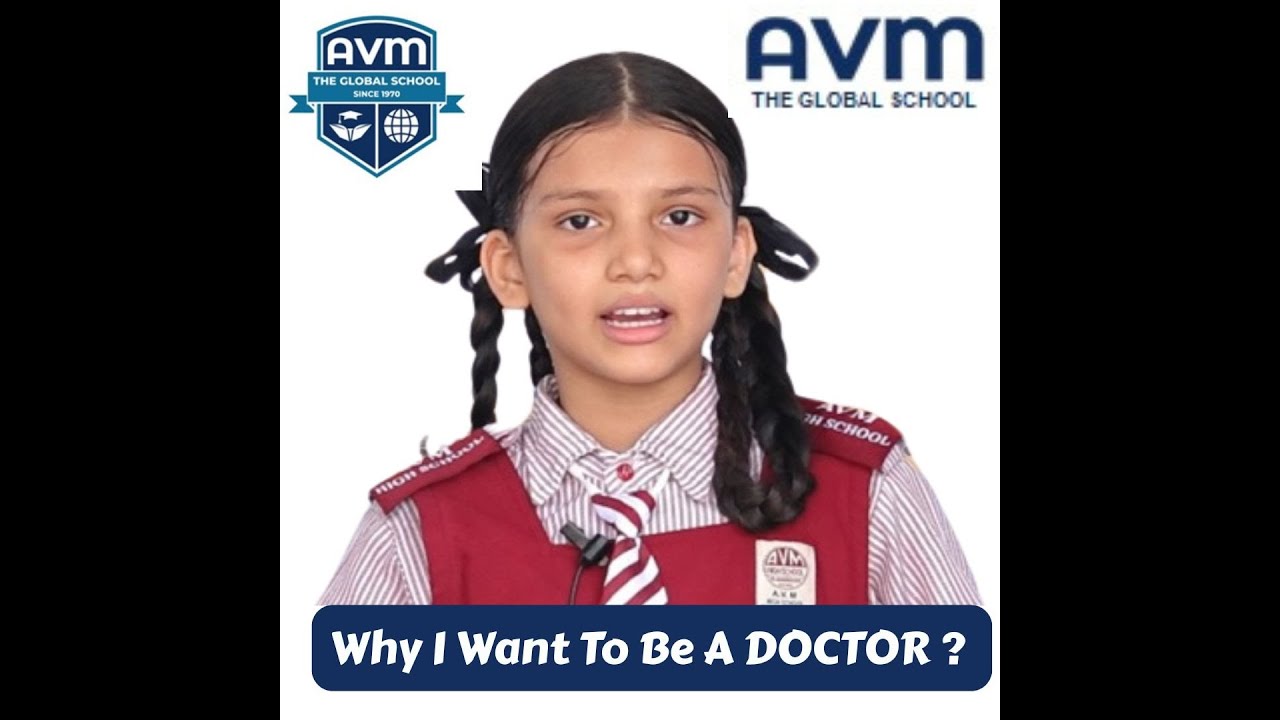 🌟“Why I Want to Become a Doctor” I Sadia Mohammed’s Dream |Grade 6| AVM HIGH SCHOOL ...