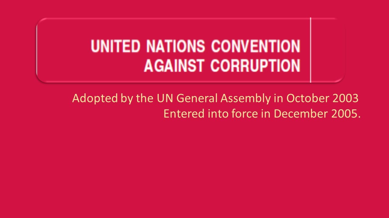 United Nations Convention Against Corruption - YouTube Music