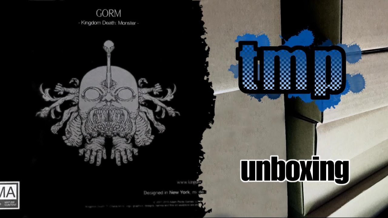 Unboxing Kingdom Death: Monster - Gorm - YouTube