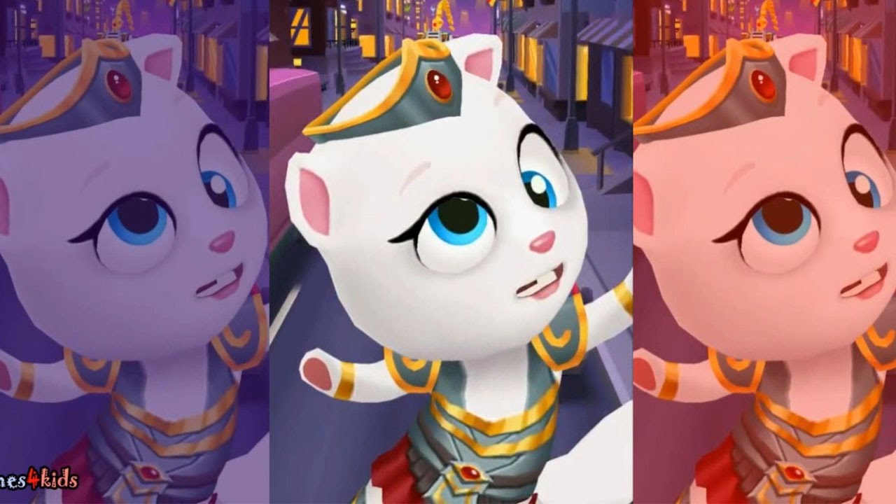 Learn Colors with My Talking Tom and Angela Colours for Kids Animation ...