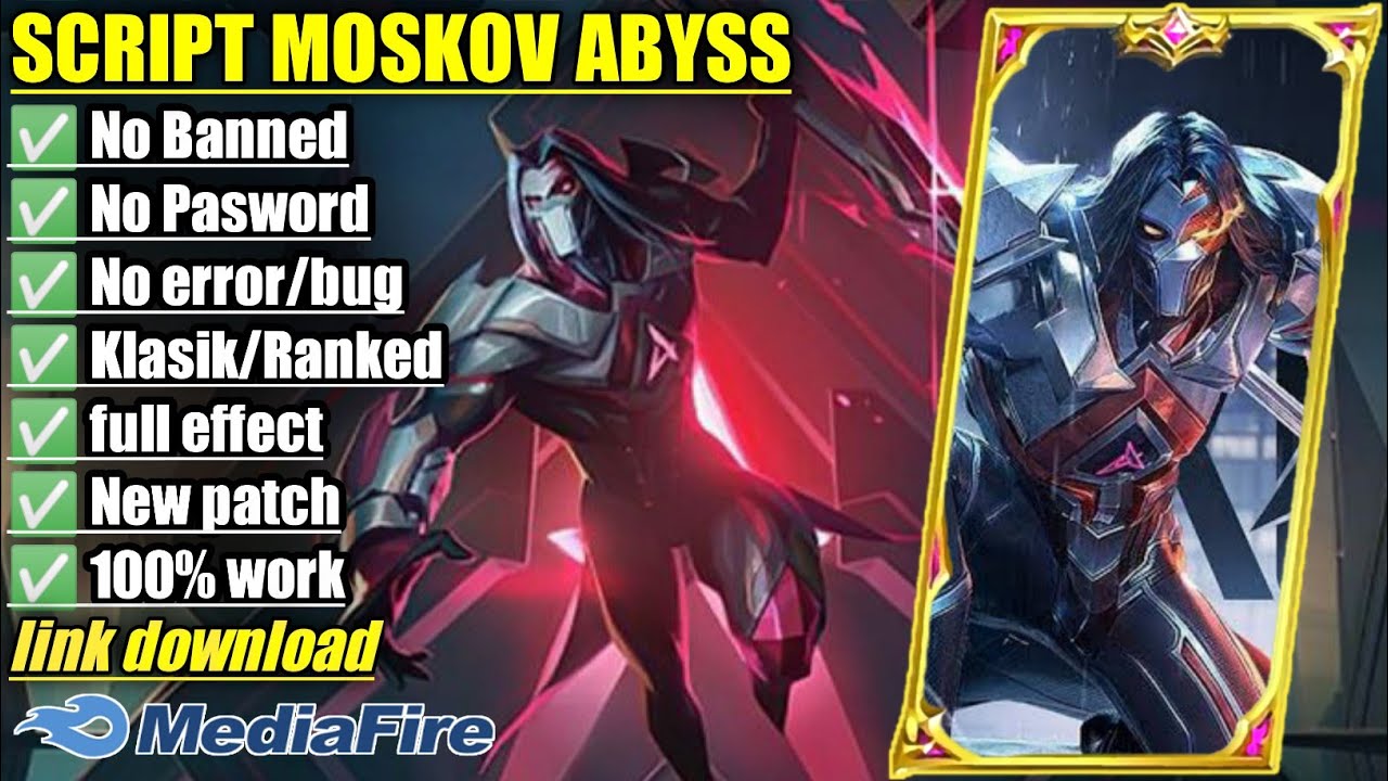 Script skin moskov abyss terbaru full effect no pasword | no banned replace season - YouTube
