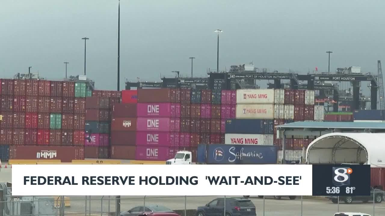 Federal Reserve holding steady on "wait and see" approach - YouTube