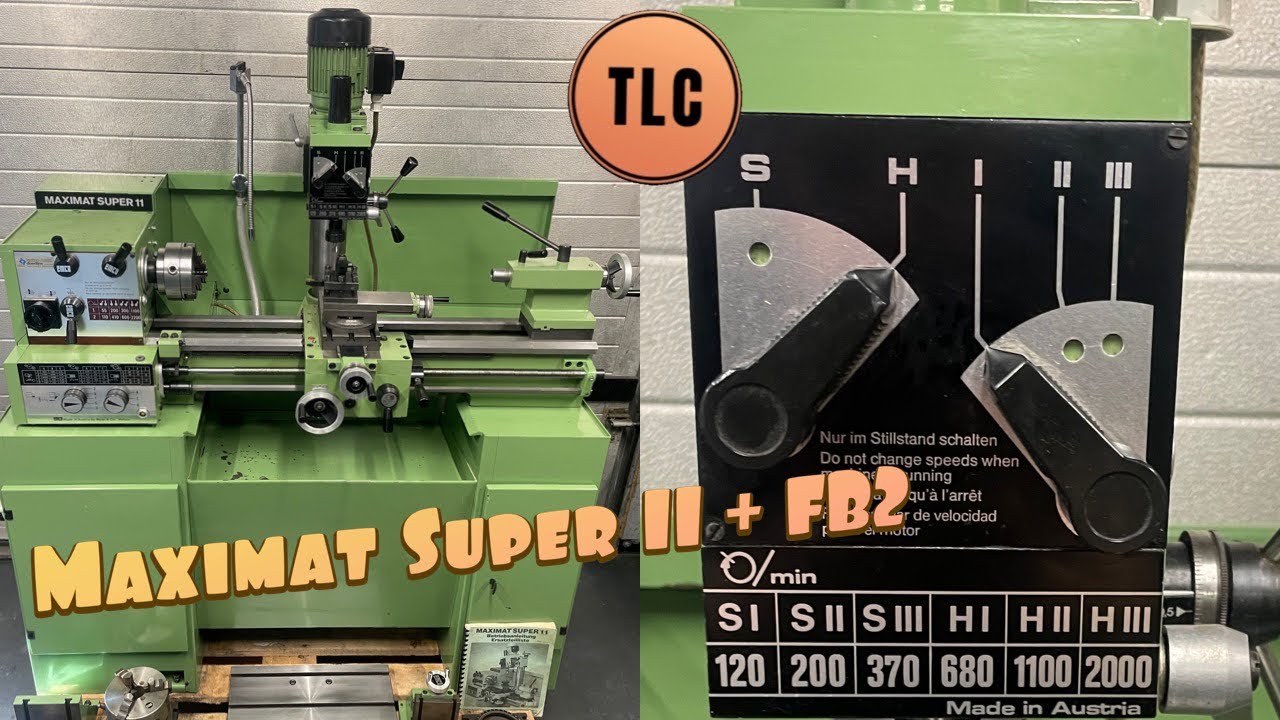 Emco Maximat Super 11 + FB2 Milling Attachment Accessories Lathe Svarv ...