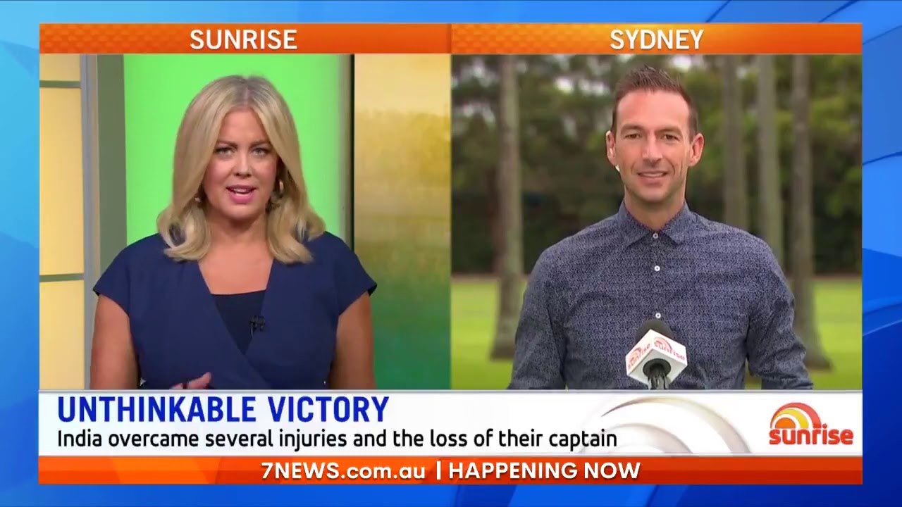 Australian Media Reaction to India's GABBA and Test Series Win - YouTube