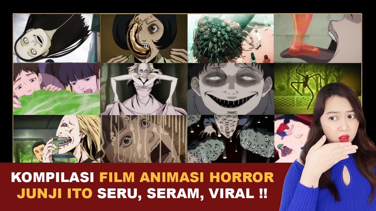 KOMPILASI FILM ANIMASI HORROR JEPANG JUNJI ITO SERU BANGET ...