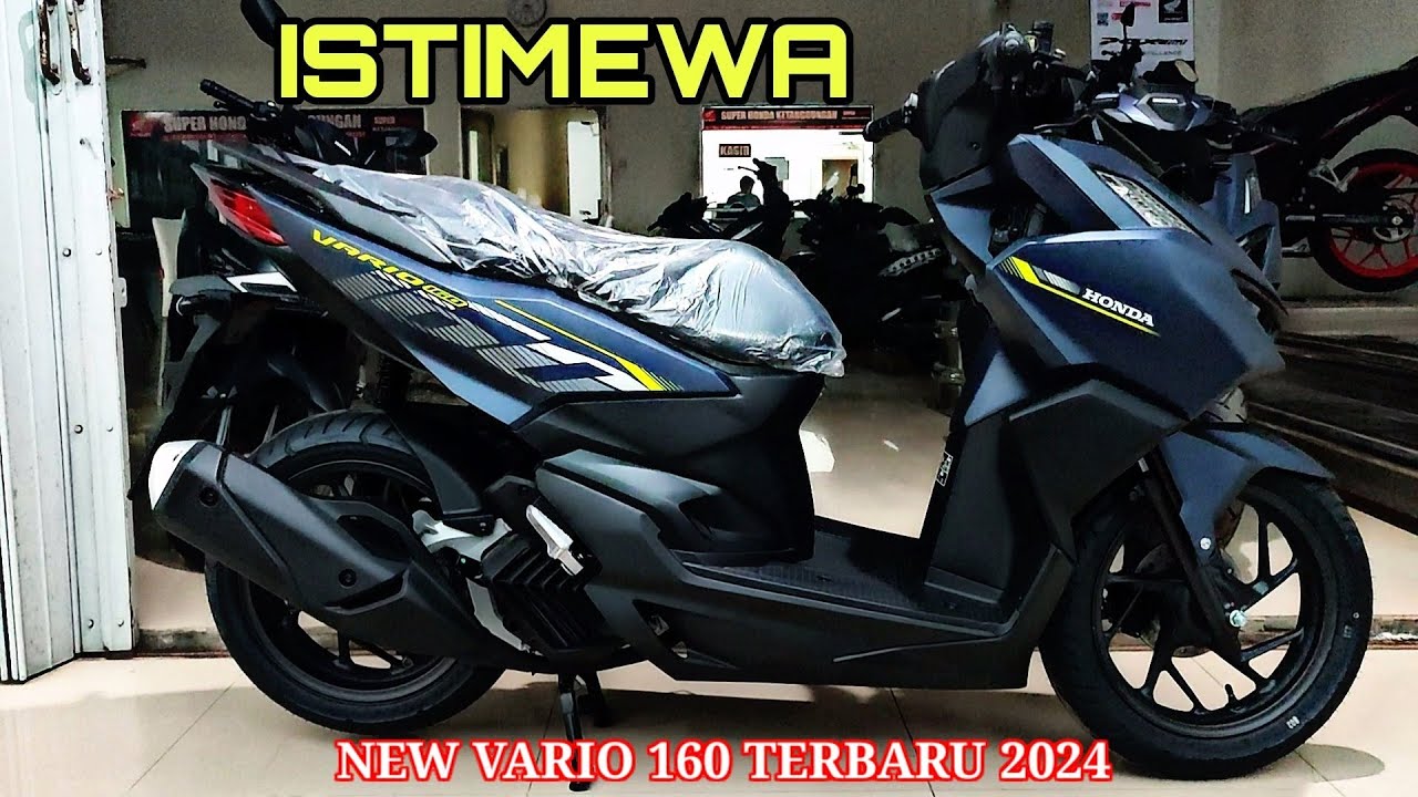 REVIEW VARIO 160 WARNA BARU 2024 VERSI CBS MATTE BLUE ISTIMEWA - YouTube